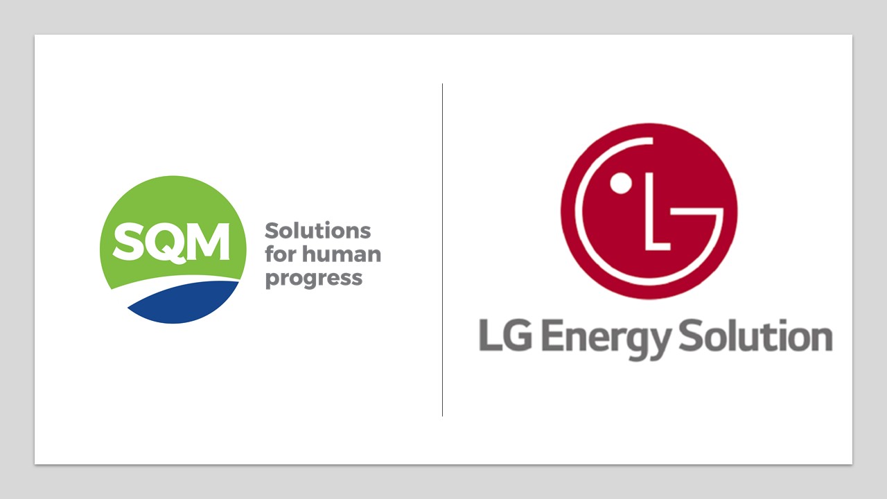 SQM y LG Energy Solution firman acuerdo para fomentar litio